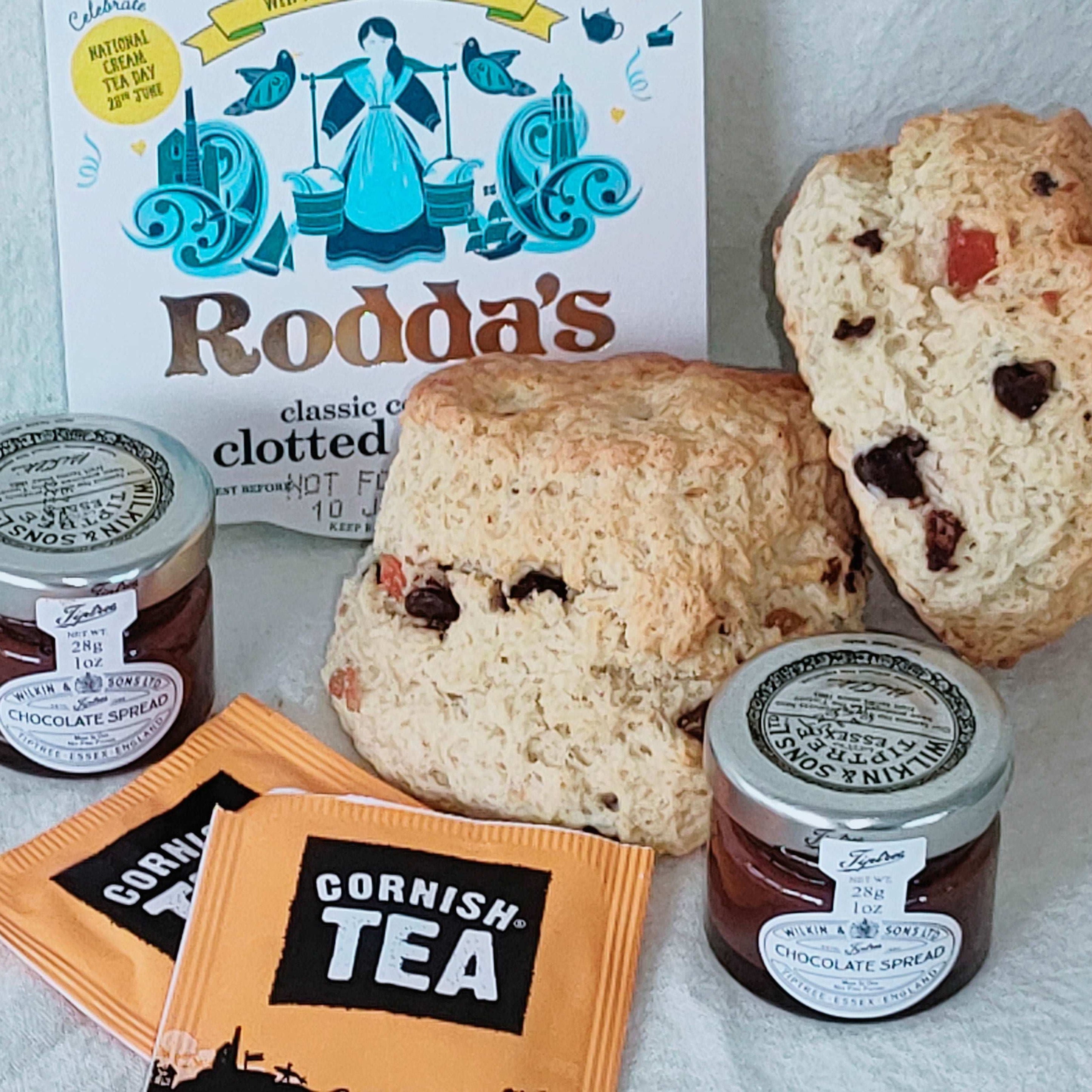 Cherry Chocolate Cream Tea for 1 – The Cornish Scone Company