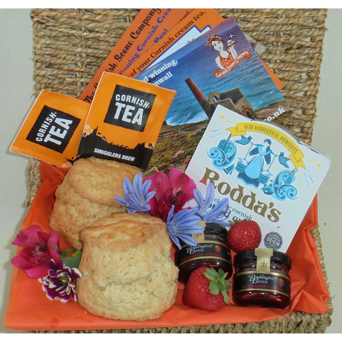 Cornish Cream Tea Hamper for One | Cream Tea Delivered To Your Door ...