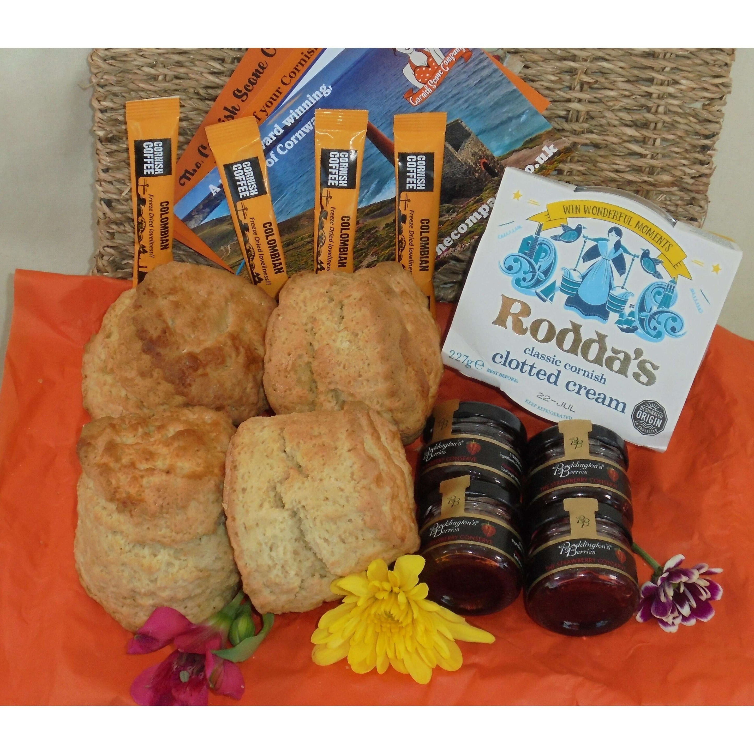 Cornish Cream Tea Hamper For Two | Cream Tea Hampers By Post